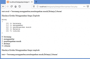 Cara Memisahkan Dan Menggabungkan String di PHP - Sipintek.com - Sipintek.com